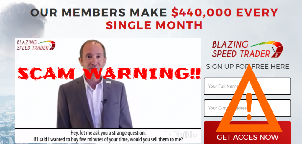 Blazing Speed Trader Review: Scam Software by Johan Strand Exposed - itisREVIEWED.com