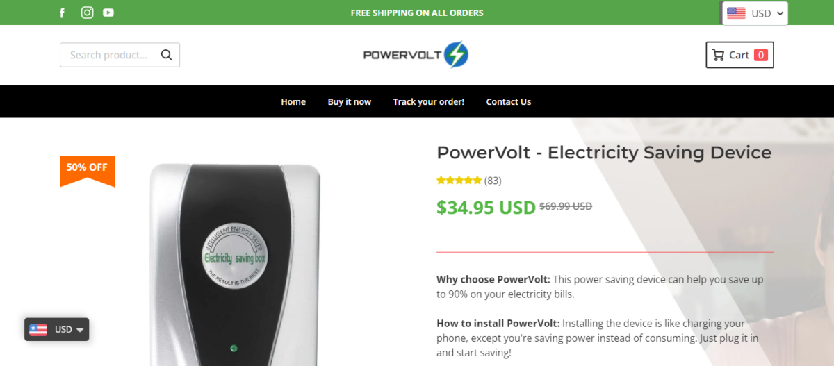 Powervolt Reviews: Energy Saver Scam! [MARCH 2022] - itisREVIEWED.com