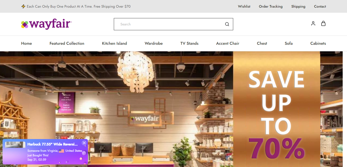 Goatiture.shop Reviews 2022 - Scam Wayfair Store! - itisREVIEWED.com